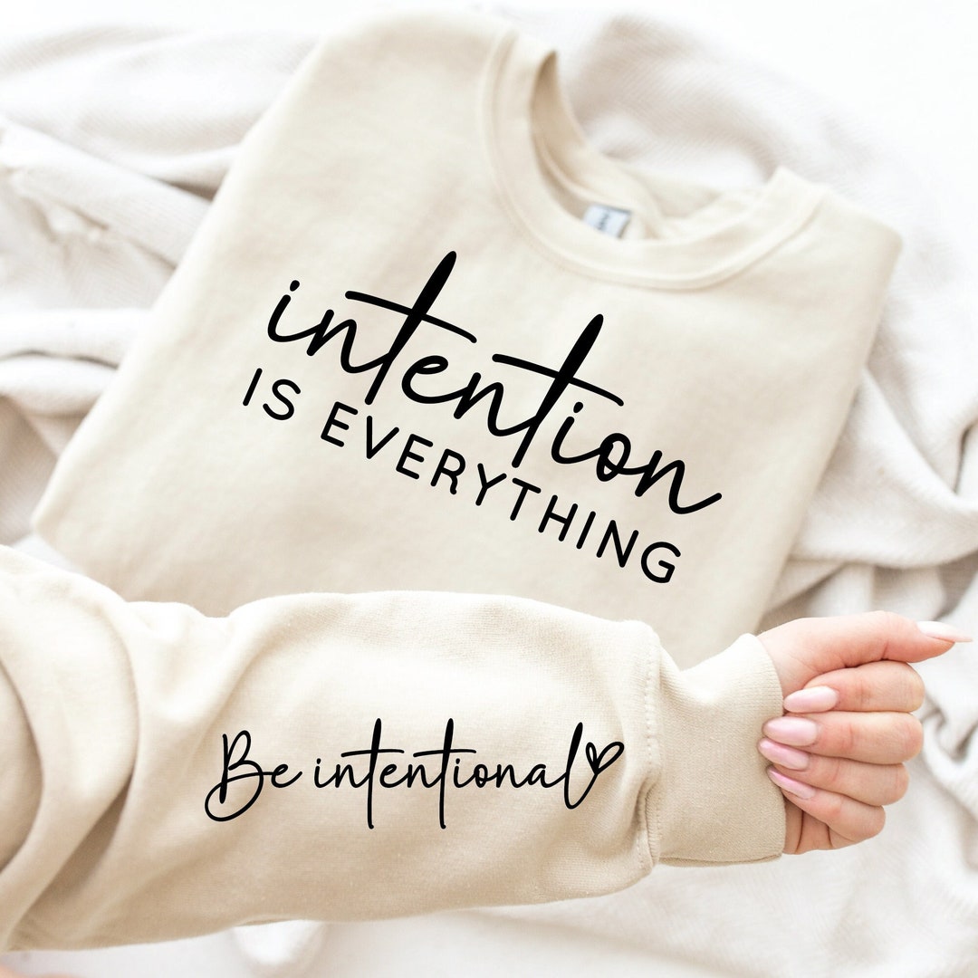 Intention is Everything Be Intentional Svg Png, Boho Inspirational ...