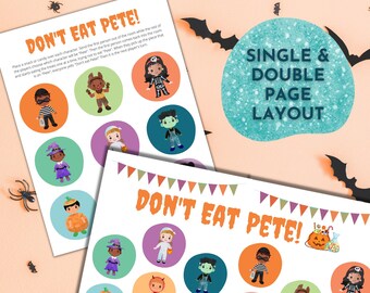 Don't Eat Pete Game Printable - Etsy