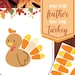 Thanksgiving Pin the Tail Party Game Printable, Pin the Feather on the ...