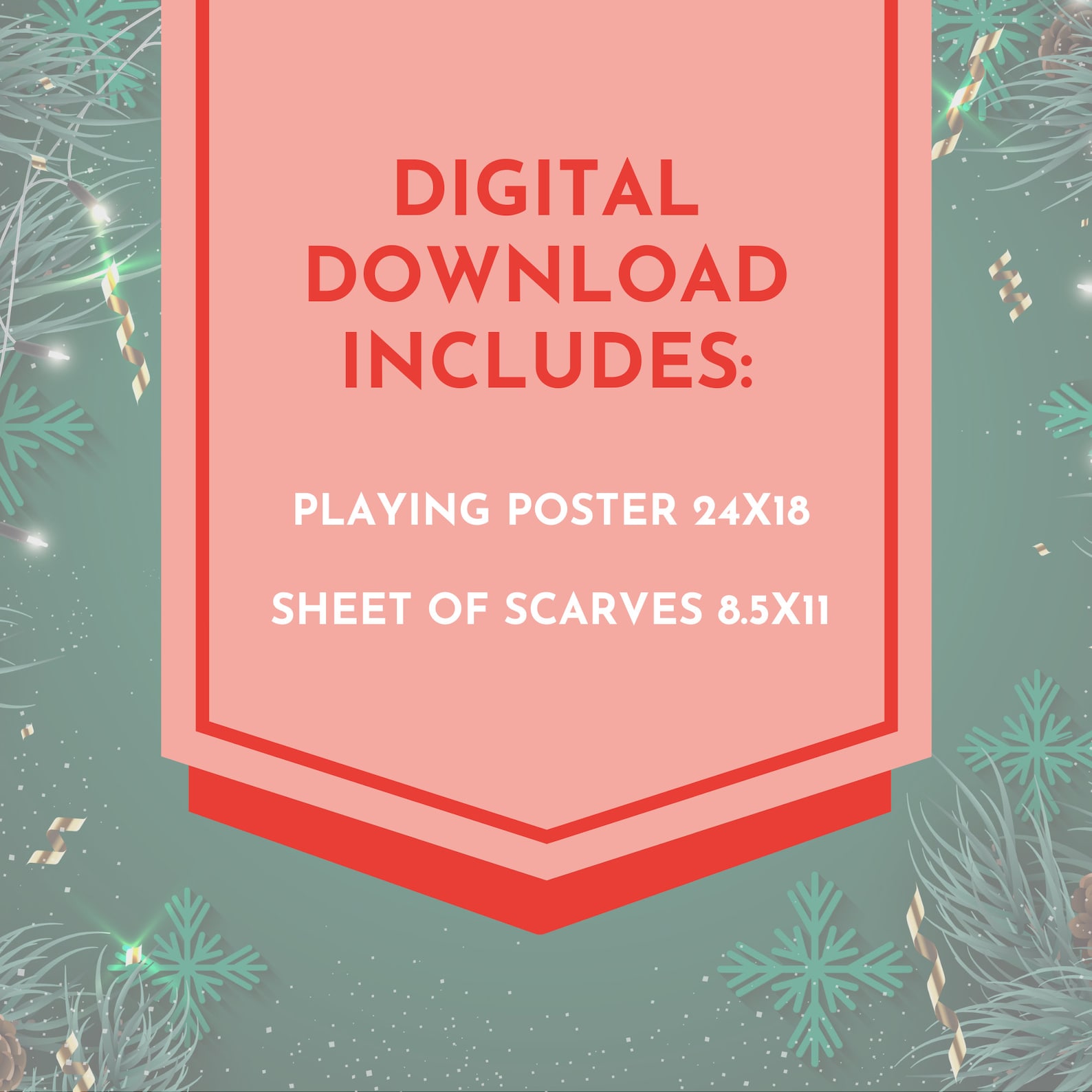 Christmas Pin the Tail Party Game Printable, Pin the Scarf on the ...