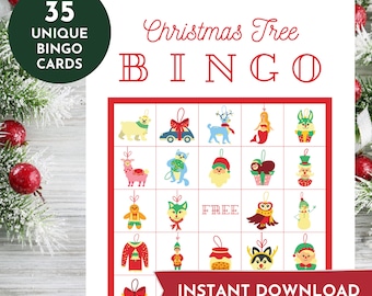 Christmas Bingo Printable Game - Etsy