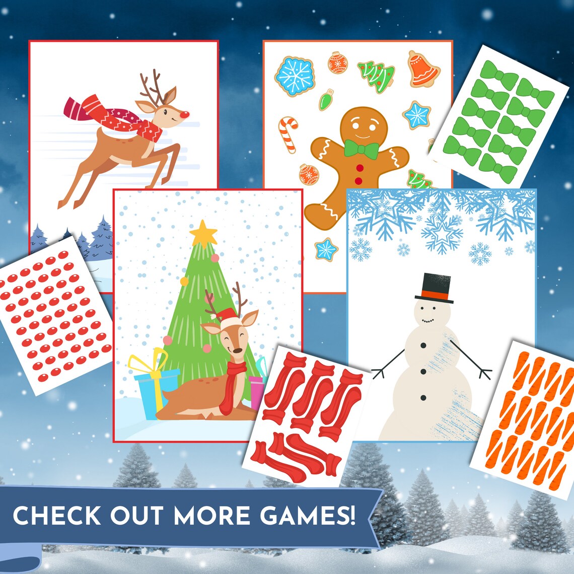 Christmas Roll a Snowman Party Dice Game Printable, Fun Holiday Drawing ...