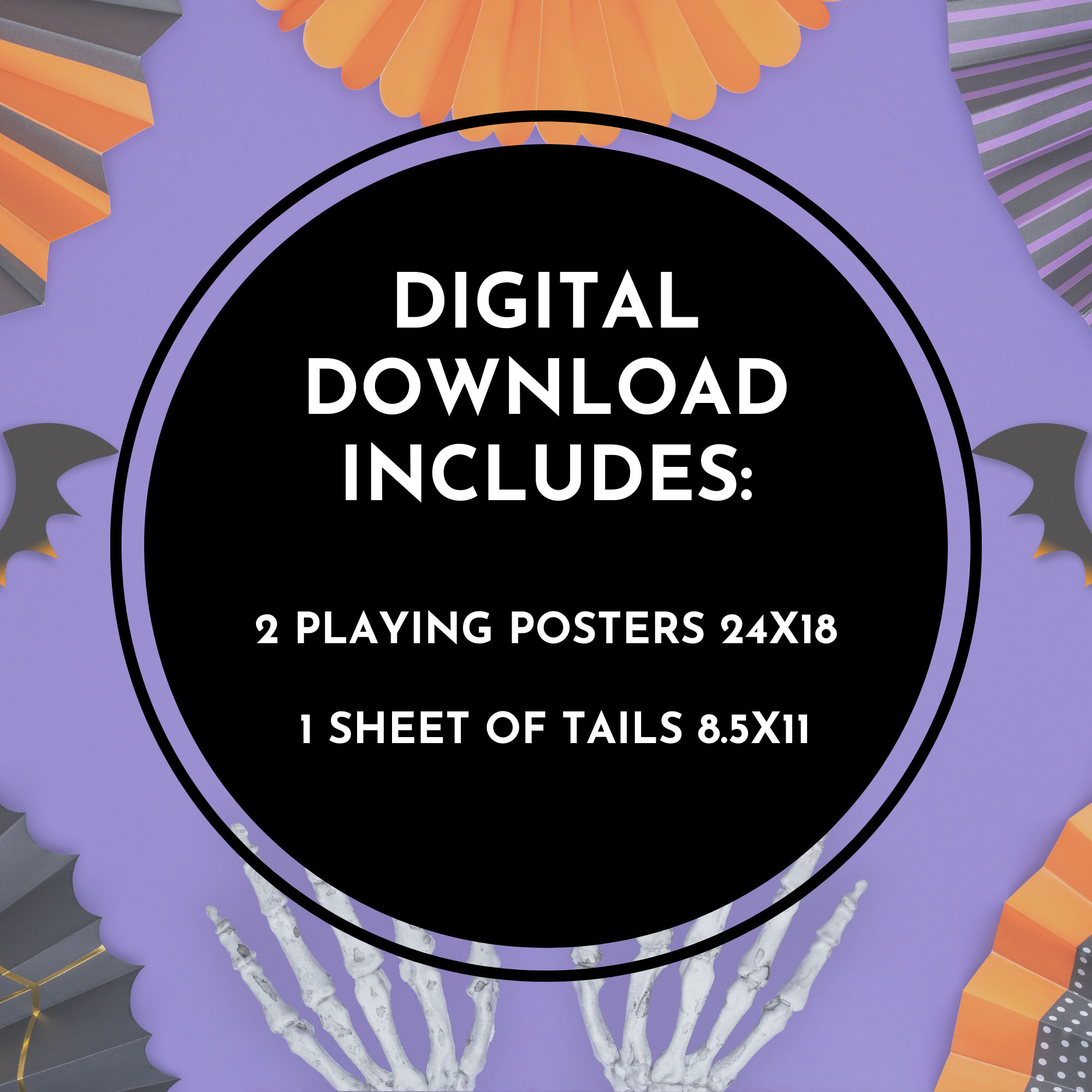 Halloween Pin the Tail Party Game Printable, Fun Holiday Activity, Kids ...