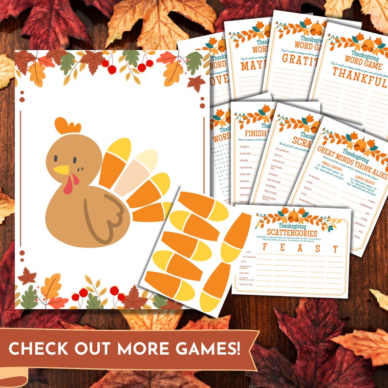 Thanksgiving Pin the Tail Party Game Printable, Pin the Whipped Cream ...