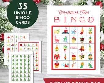 Christmas Bingo Game | Etsy