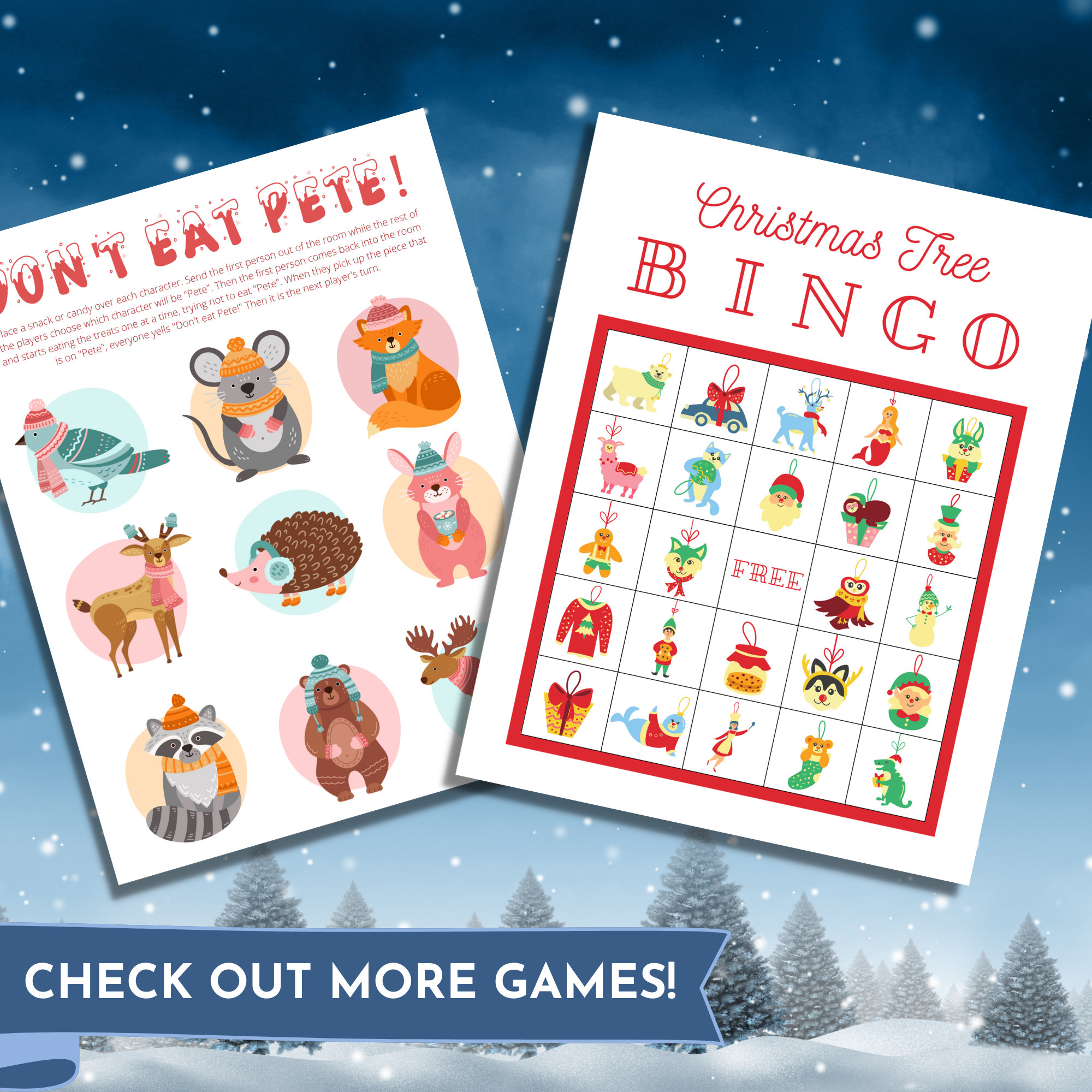 Christmas Pin the Tail Party Game Printable, Pin the Carrot Nose on the ...