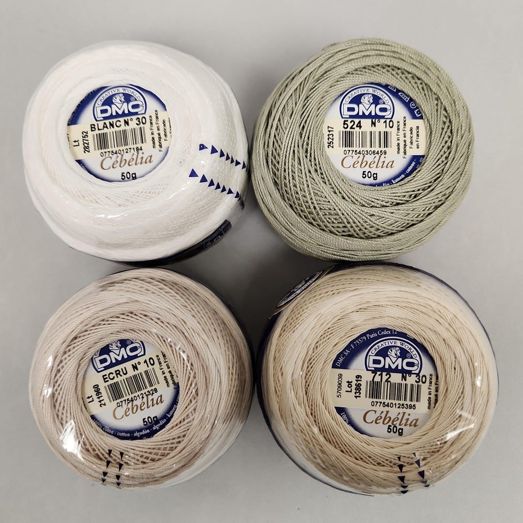 DMC Cebelia Crochet Thread - Various Colors and Sizes - Etsy