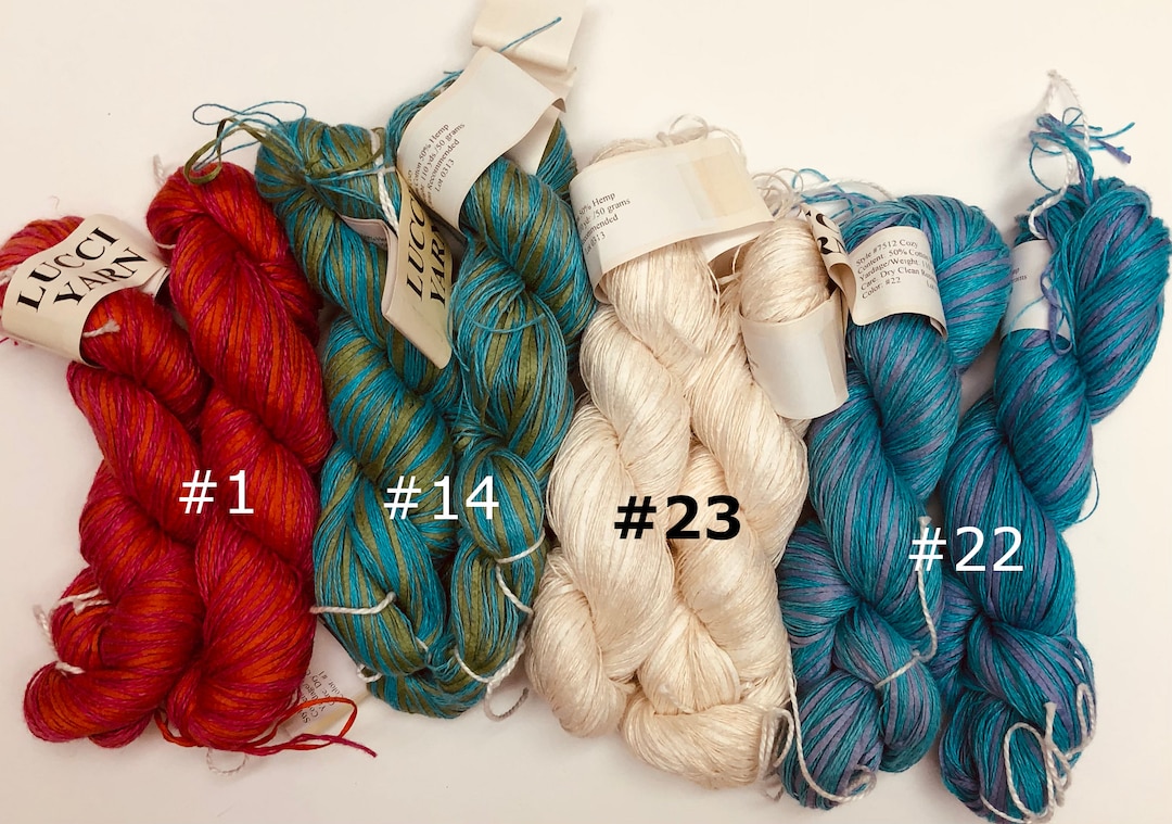Lucci Yarn Cozy Yarn, Various Colors - Etsy