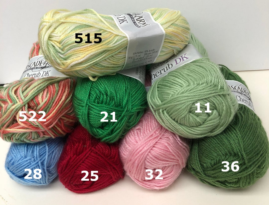 Cascade Cherub DK Yarn, Various Colors - Etsy