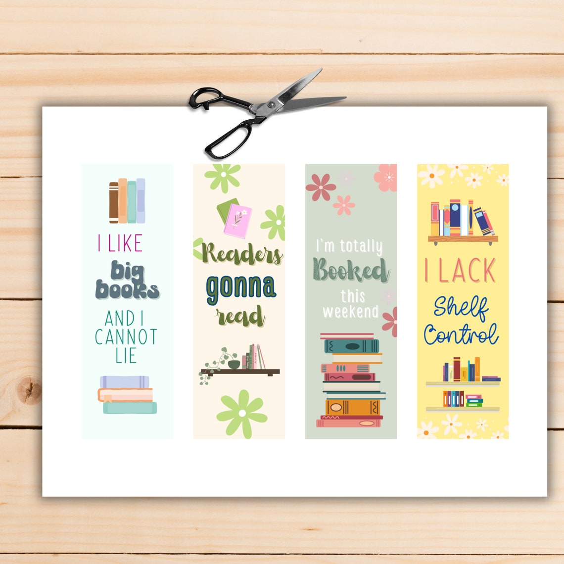 Funny Bookmarks Printable Bookmark Book Lovers Gift Unique Bookmark Fun ...