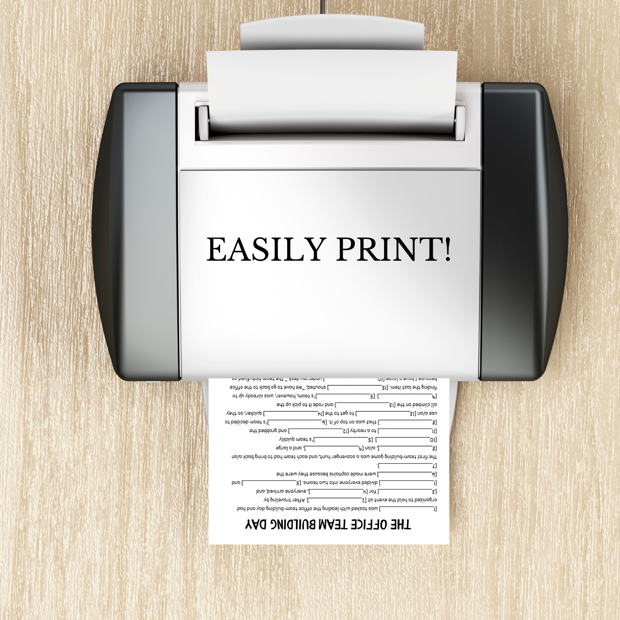 Team Building Games #3 Printable Office Mad Libs Fill in the Blanks ...