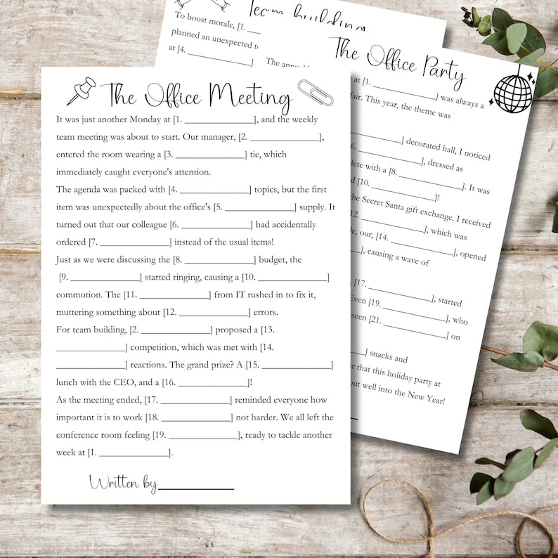 Team Building Games for Work Staff Games Funny Games Office Games Work ...