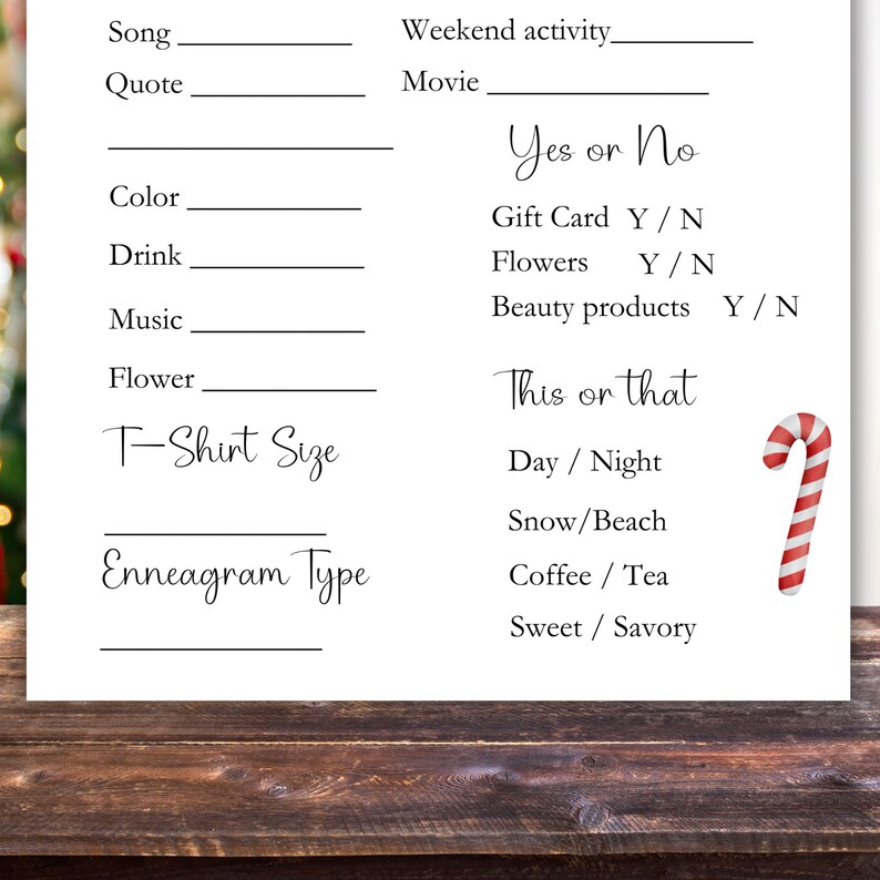 Secret Santa Gift Exchange Christmas Gift Exchange Game Secret Santa ...