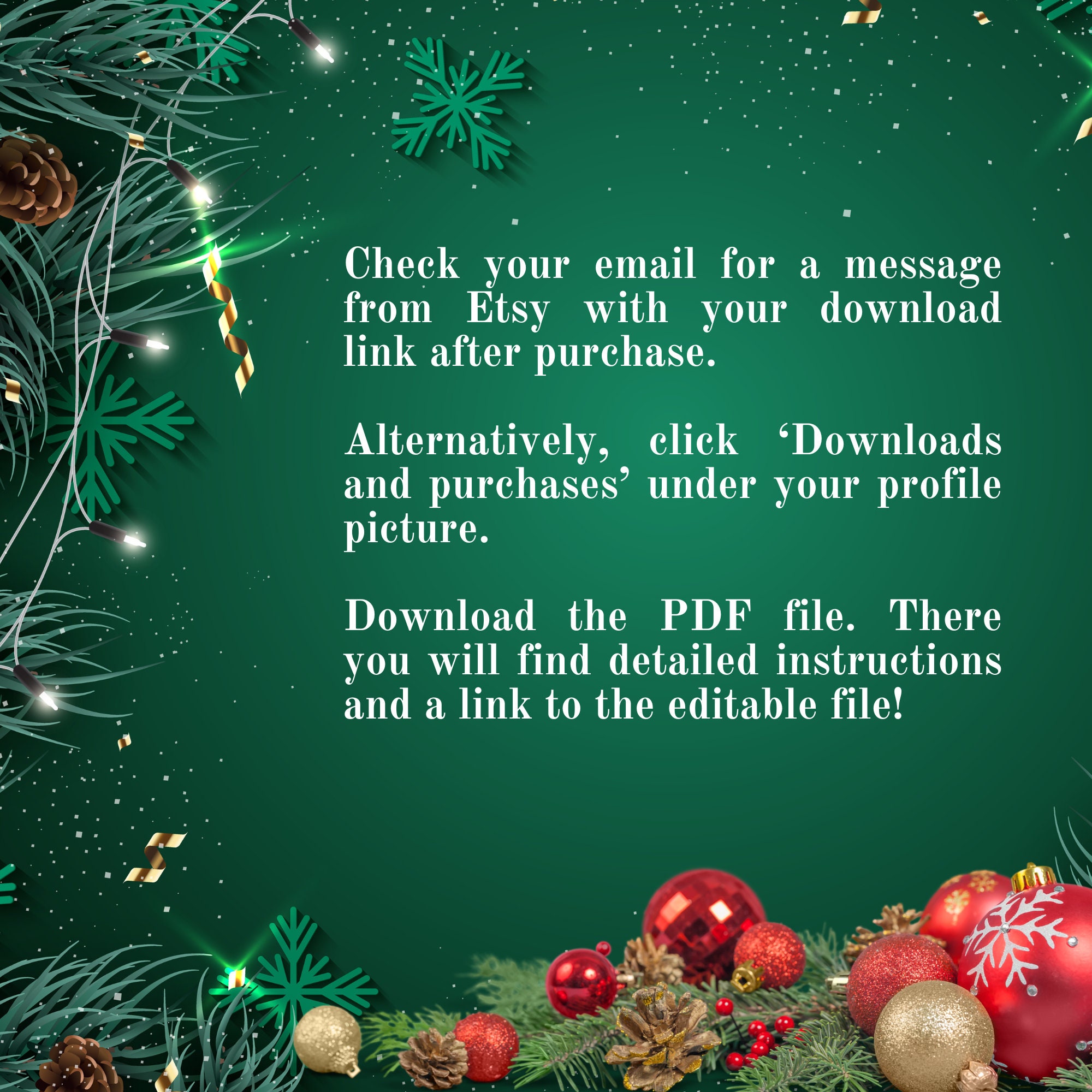 Delayed Christmas Gift Printable Delayed Christmas Gift Letter Late ...