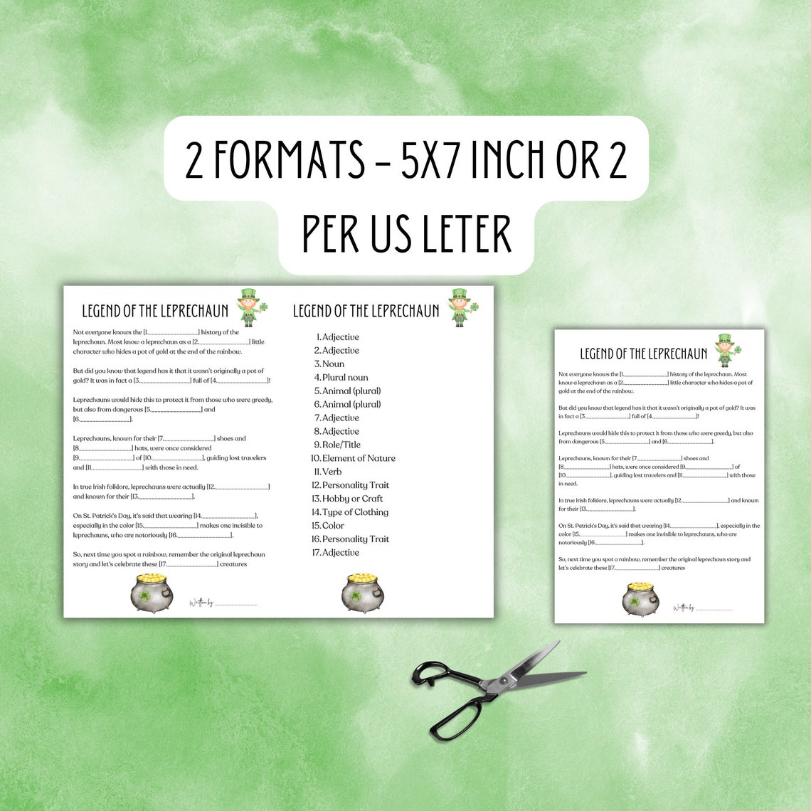 St Patricks Day Games St Patricks Day Game St Patricks Day Printable St ...