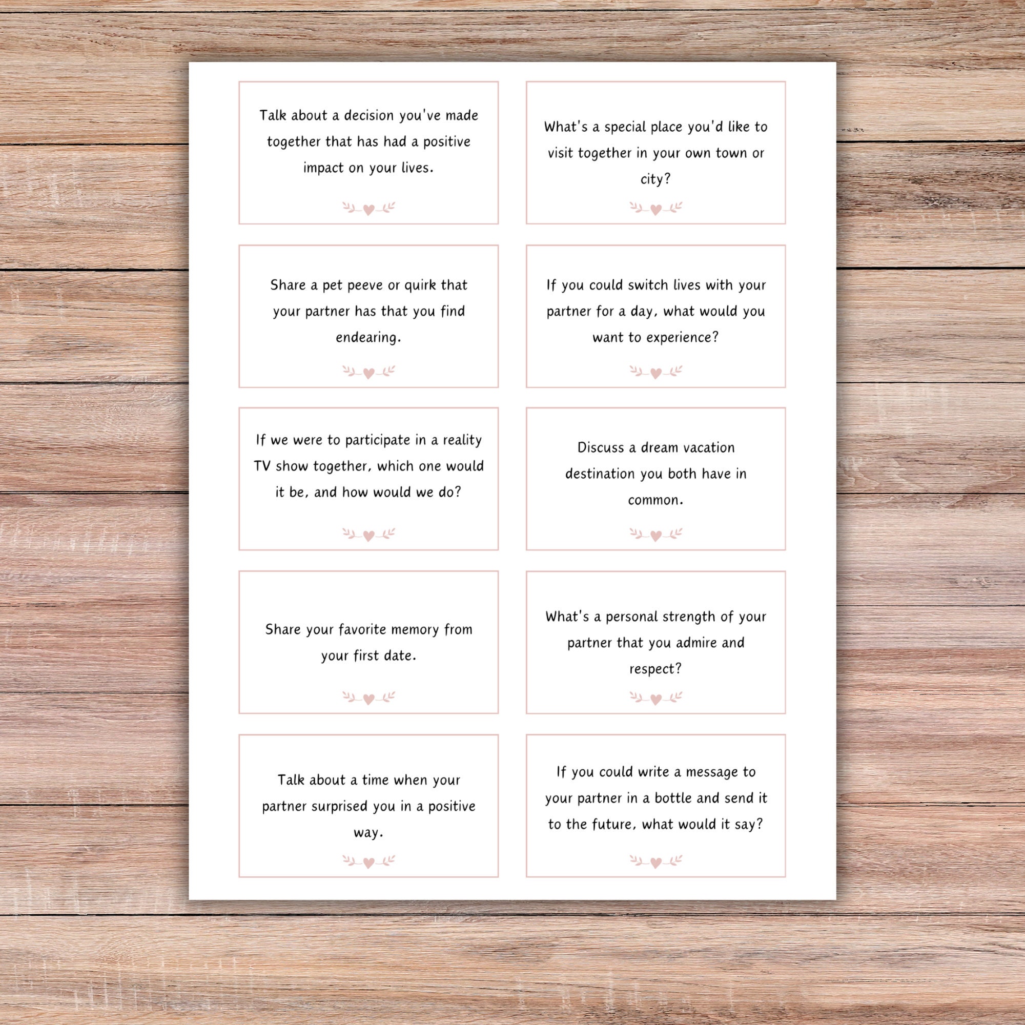 Conversation Starter Cards Communication Cards Topics for Conversation ...
