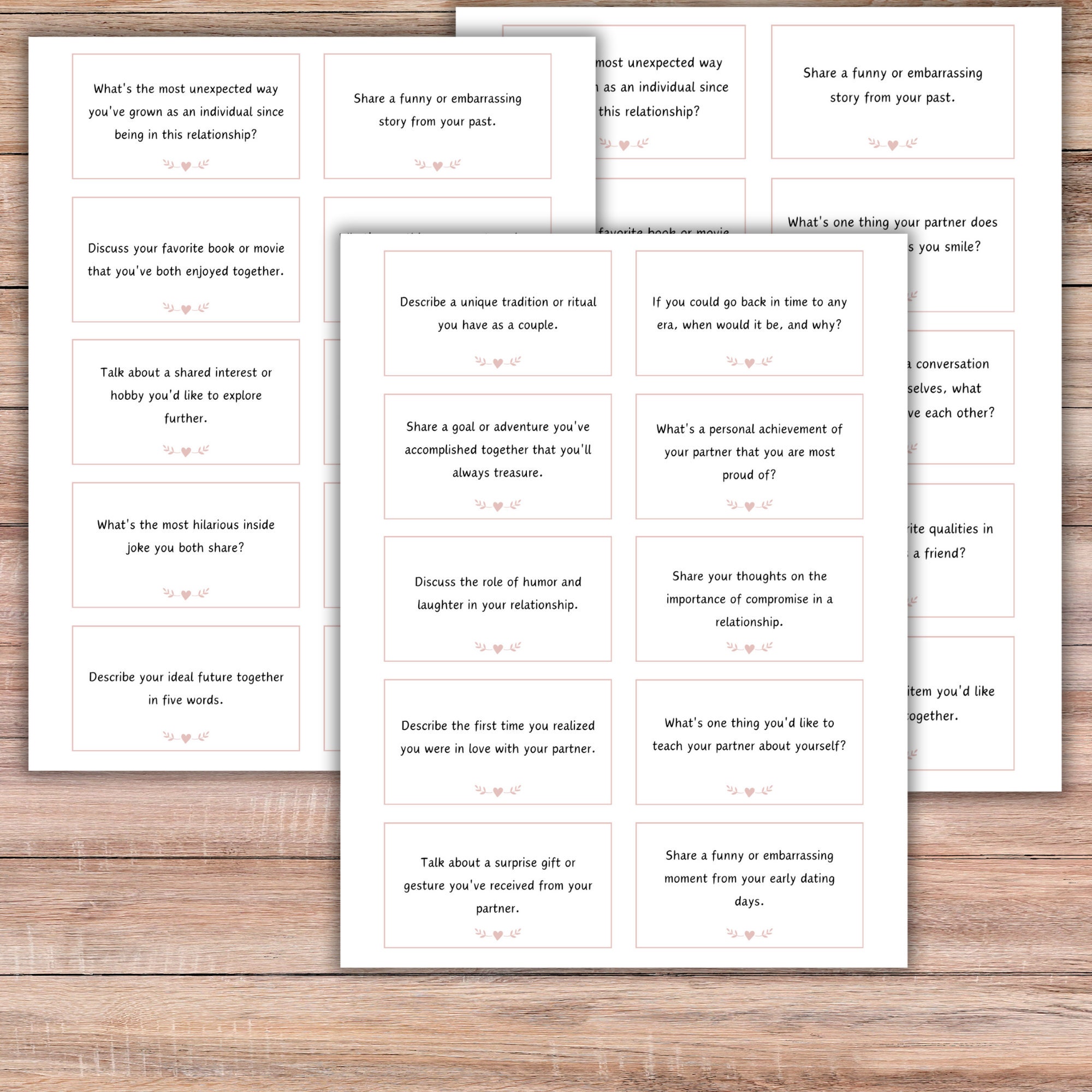 Conversation Starter Cards Communication Cards Topics for Conversation ...