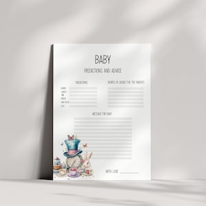 Alice in Wonderland Baby Shower Games Alice Baby Shower Games Bundle ...