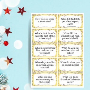 Christmas Riddles Printable Christmas Riddles Lunchbox Riddles Lunchbox ...