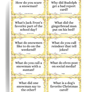 Christmas Riddles Printable Christmas Riddles Lunchbox Riddles Lunchbox ...