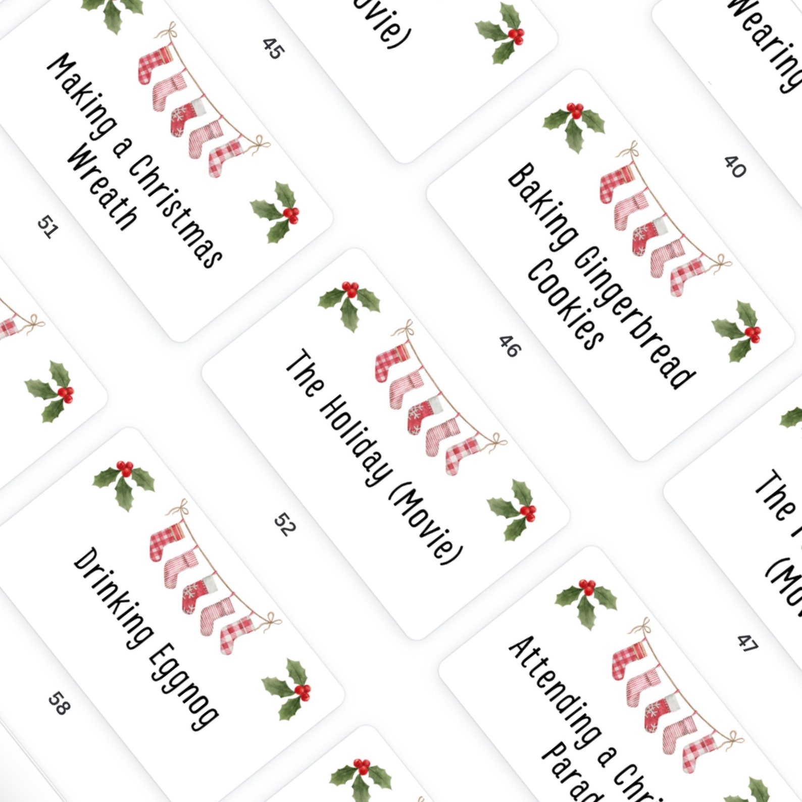 Christmas Charades Christmas Charade Game Christmas Group Game Fun ...