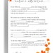 Fall Mad Libs Autumn Mad Libs October Mad Libs November Mad Libs ...