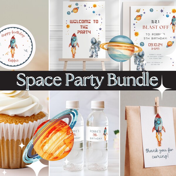 Space Themed Party - Etsy