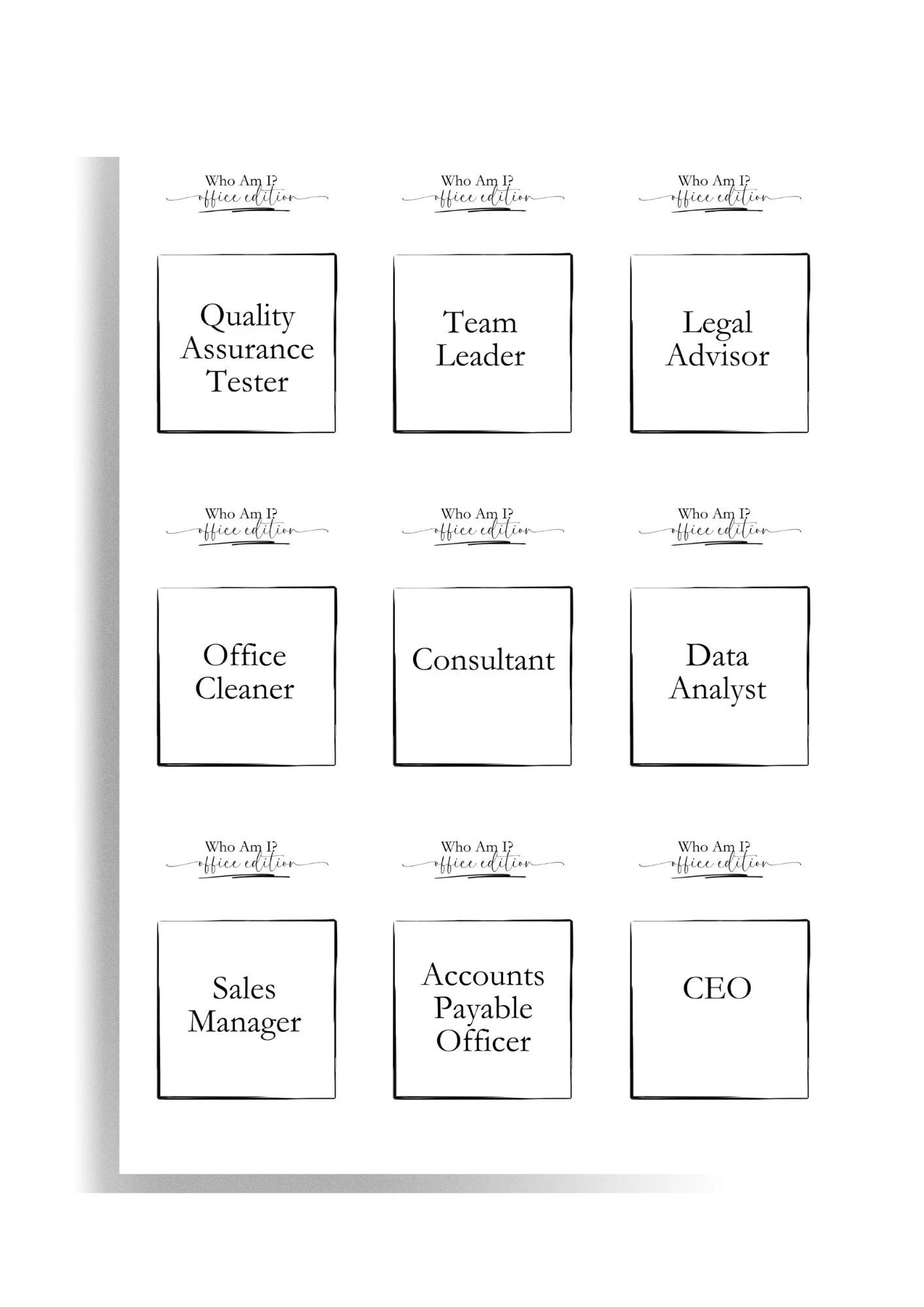 Office Games Bundle Staff Games Team Building Games Funny Office Games ...