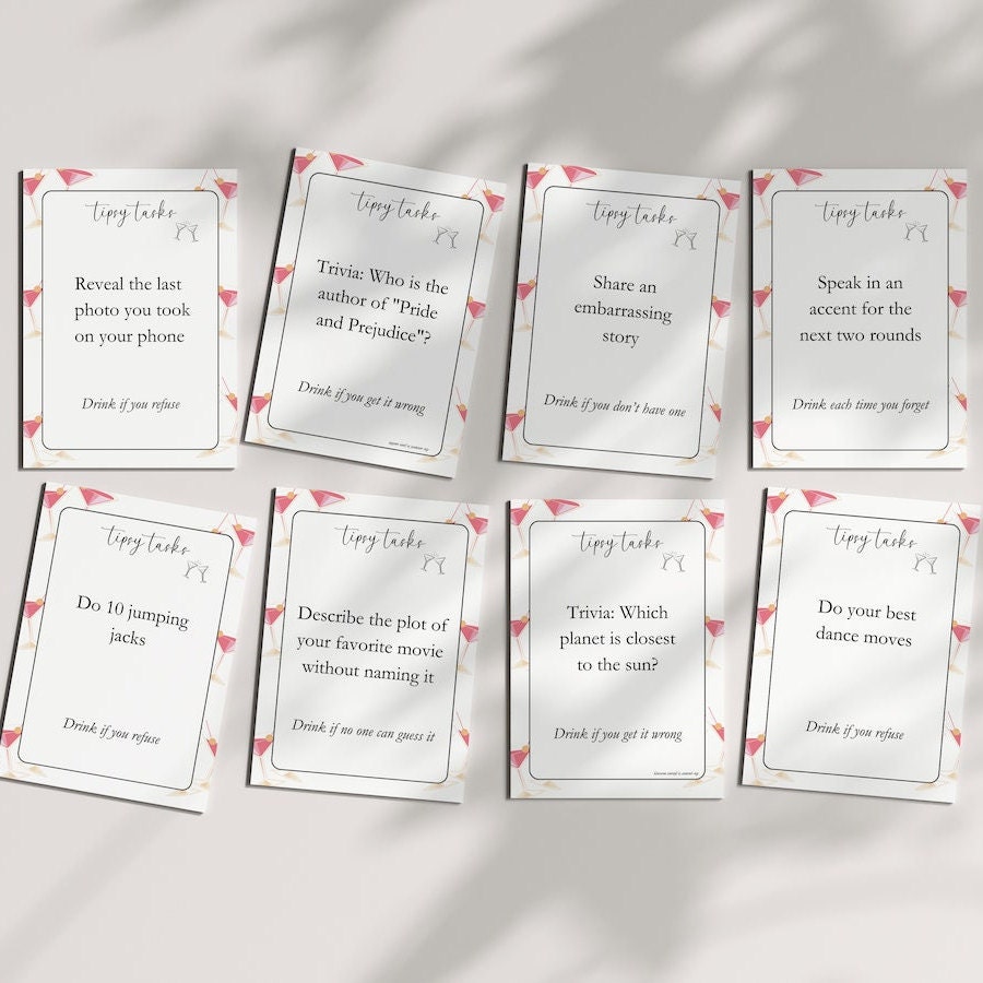 Drinking Card Games Drinking Games Printable Drinking Games Funny Games ...