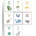 Alphabet Printable Flash Cards Alphabet Cards Printable - Etsy