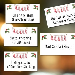 Christmas Charades Christmas Charade Game Christmas Group Game Fun ...