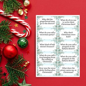 Christmas Riddles Printable Christmas Riddles Lunchbox Riddles Lunchbox ...