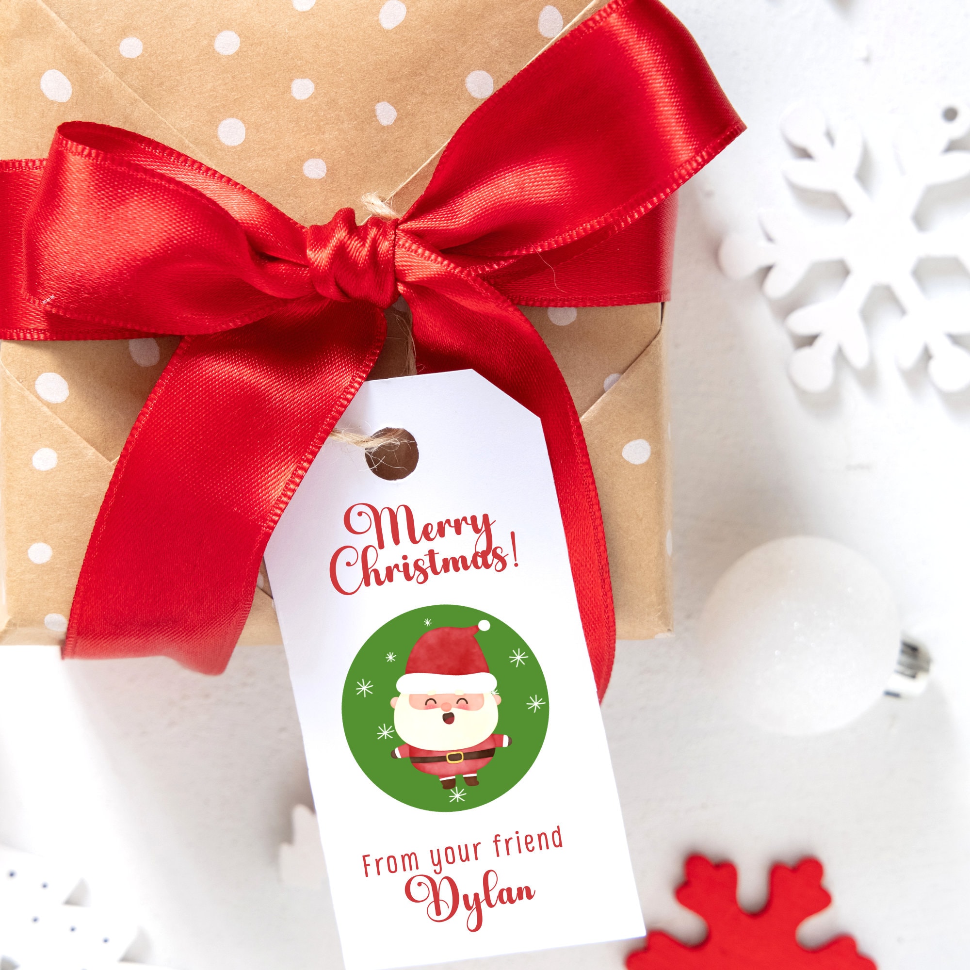 Editable Christmas Gift Tags for Kids Christmas Gift Tags Editable Gift ...