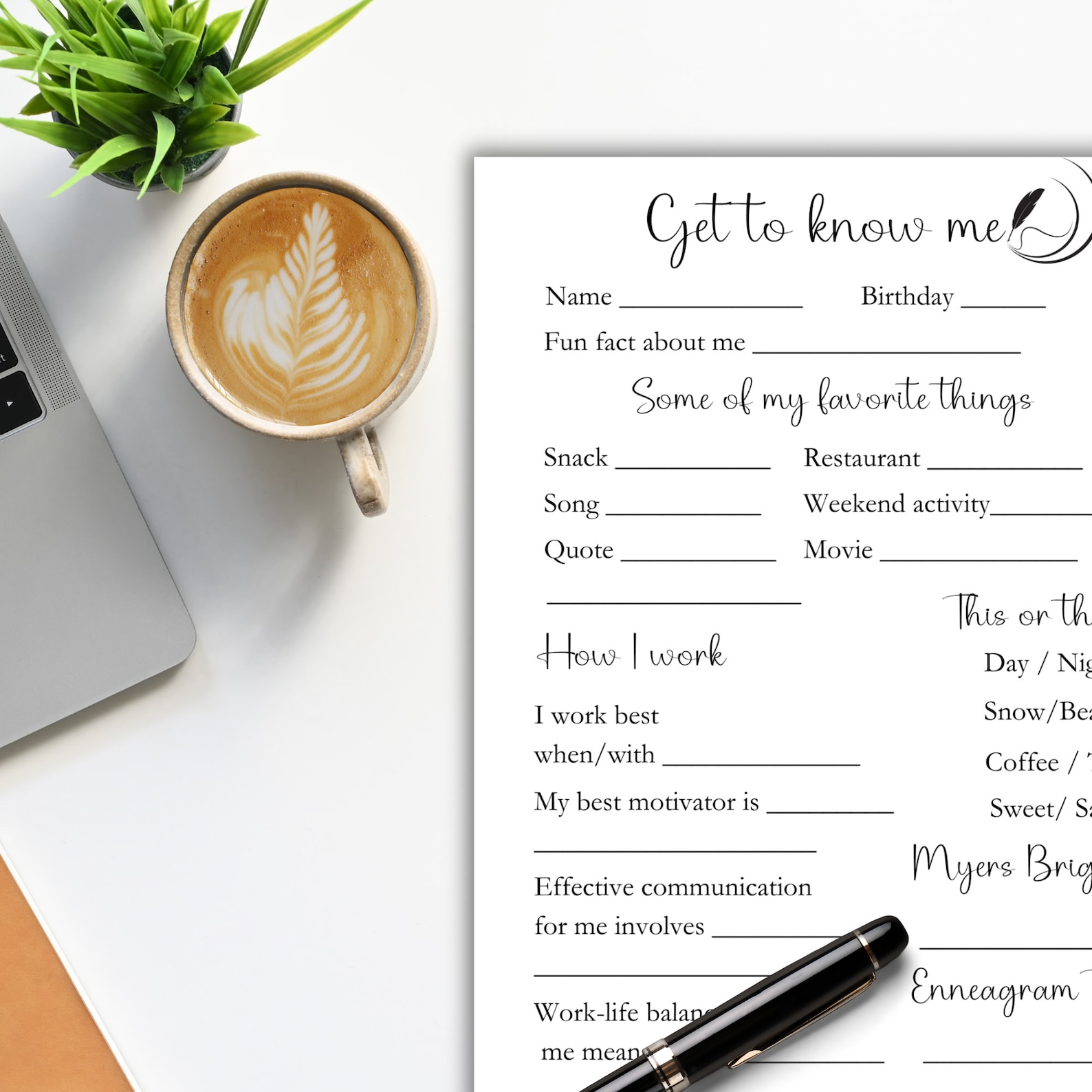 Coworker Questions Printable Coworker Printable Office Activities ...