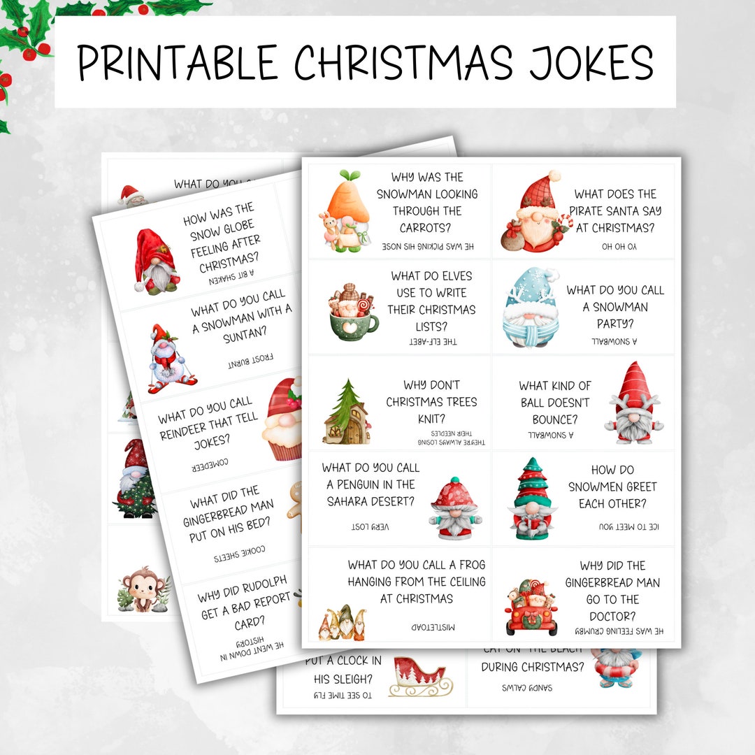 Christmas Cracker Jokes Christmas Puns Christmas Stoking Fillers ...