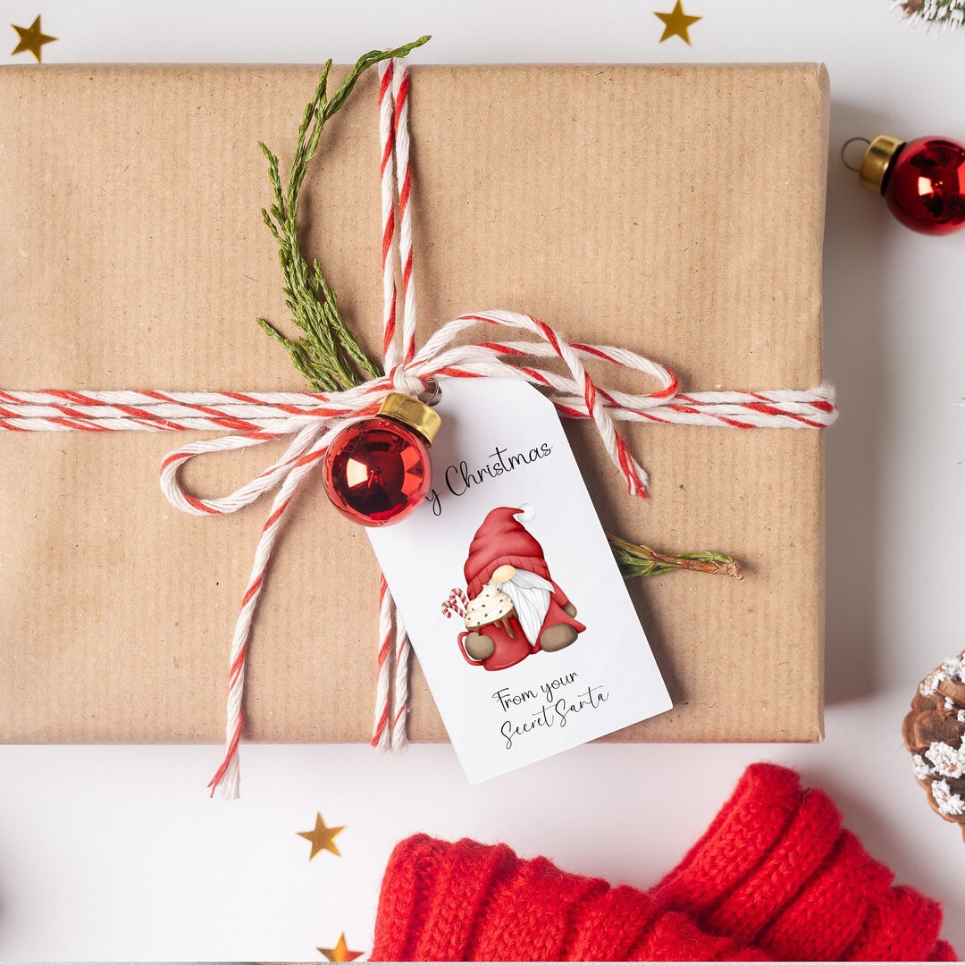 Funny Secret Santa Gift Tag From Secret Santa Tag Santa Secret Gift ...