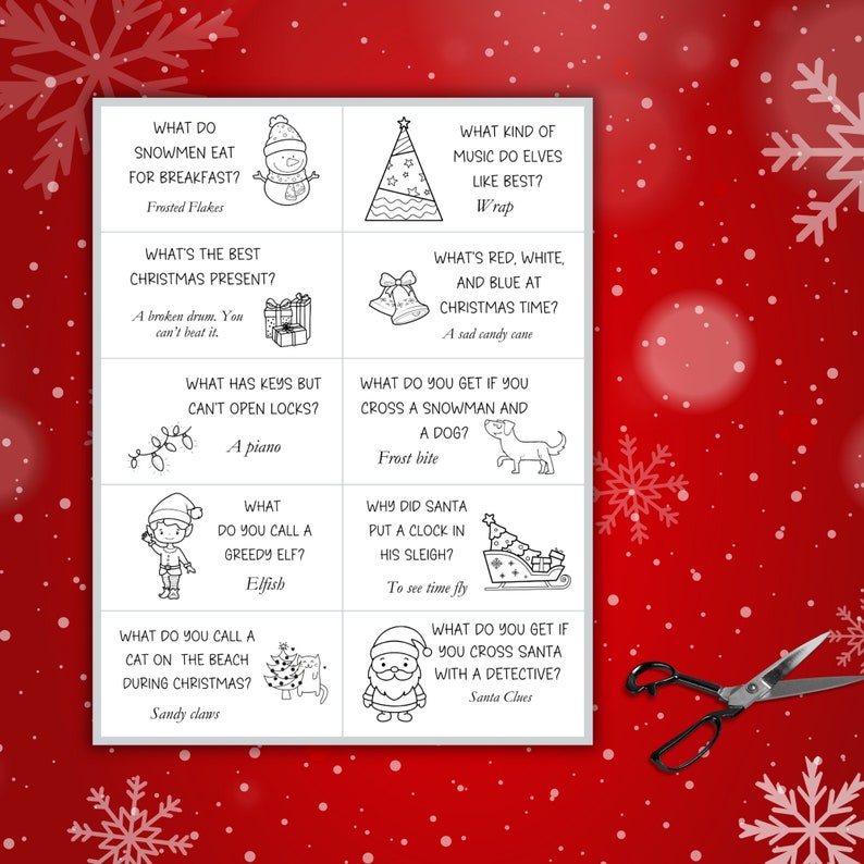 50 Black and White Cracker Snaps Cracker Snaps Jokes Cracker Snap Joke ...