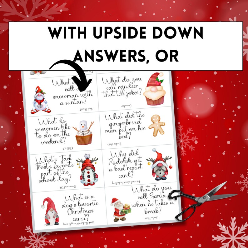 Christmas Jokes Cracker Jokes Christmas Cracker Fillers Christmas ...
