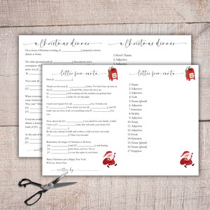 Mad Libs Christmas Mad Libs Christmas Party Game Bulk Mad Libs ...