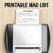 Superhero Mad Libs Printable Funny Mad Libs for Kids and Adults Fun ...