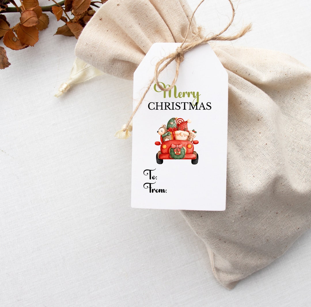 Christmas Gift Tags Printable Christmas Gift Tags Paper Gift Tags ...