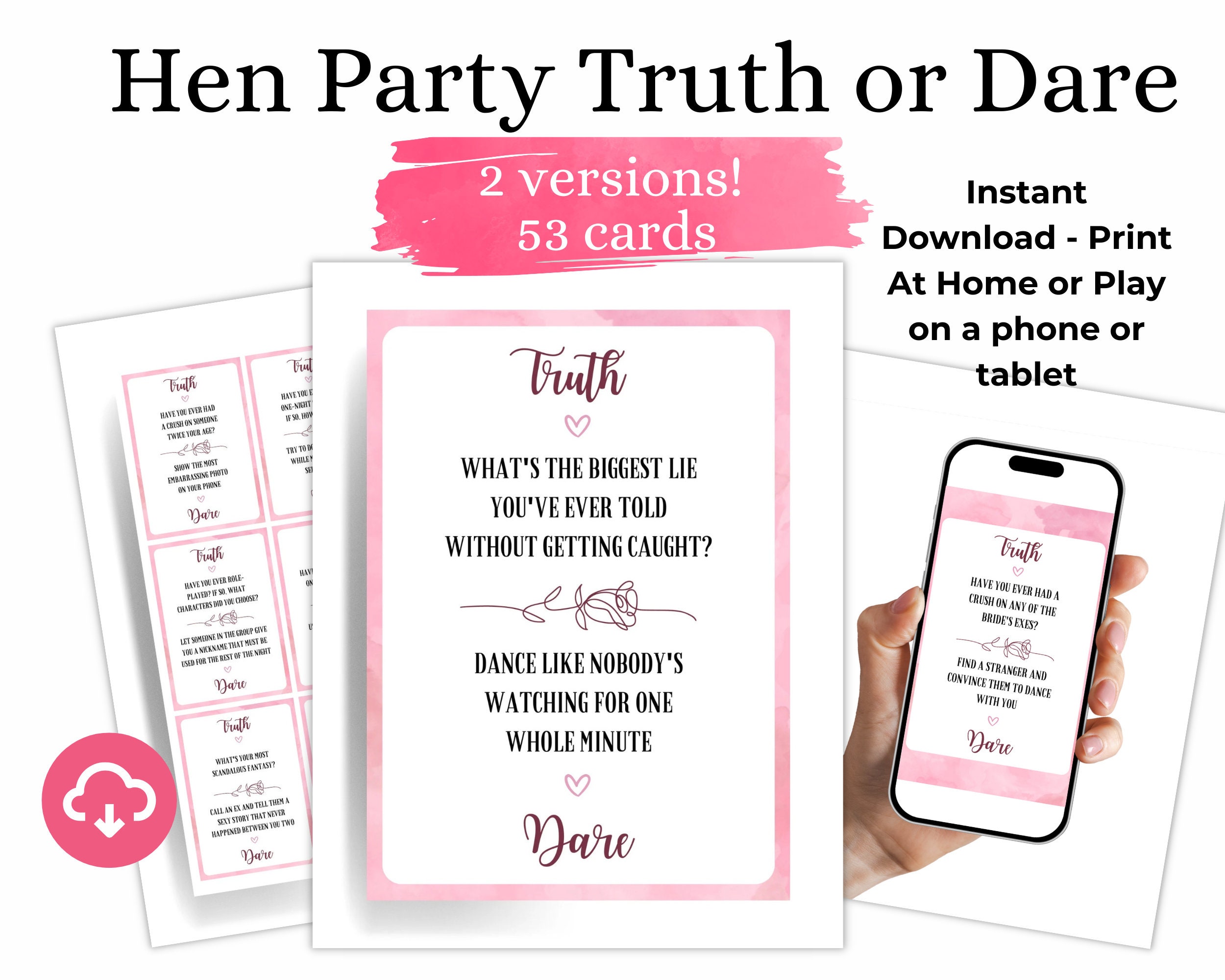 Bachelorette Party Games Truth Dare Questions at Frank Mauricio blog