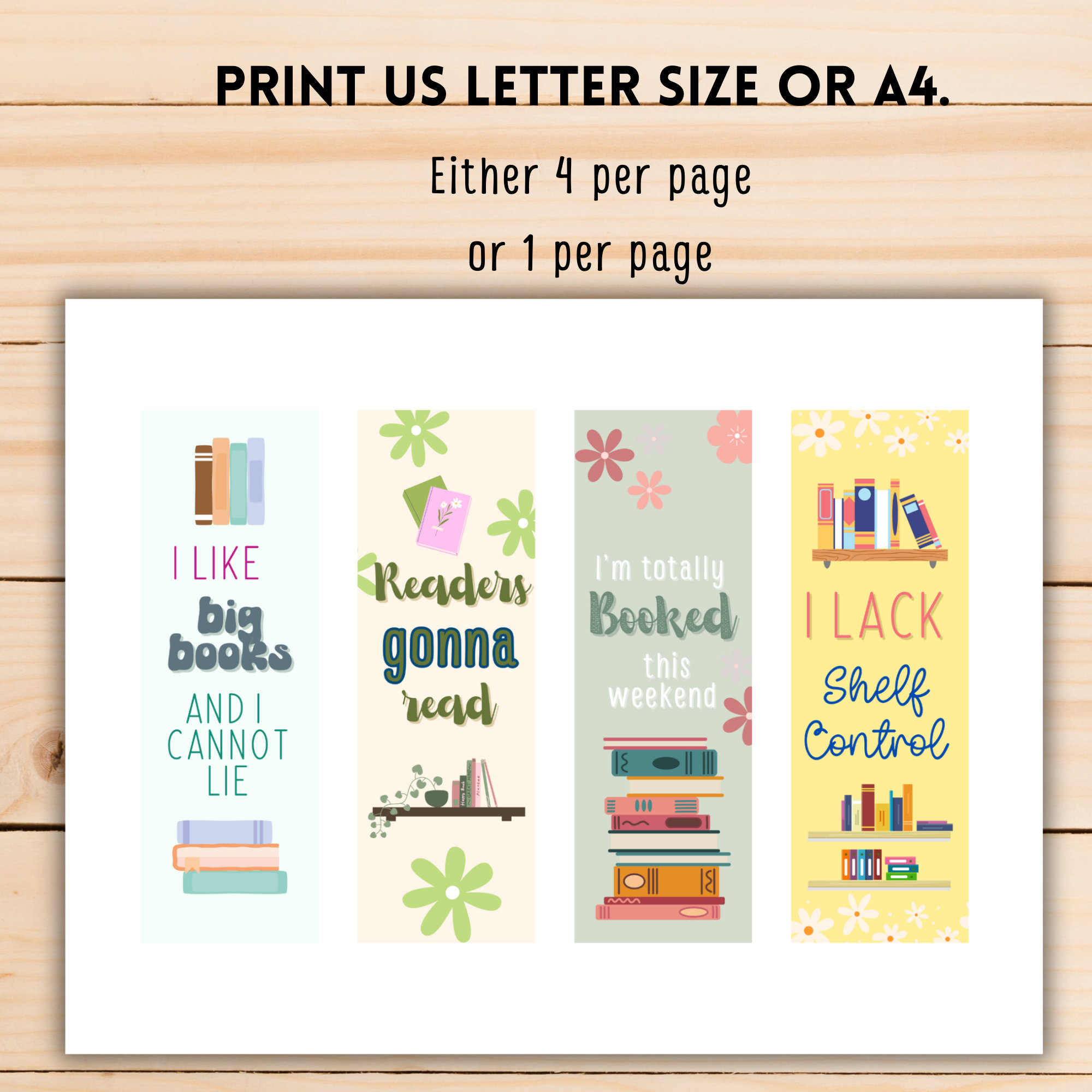 Funny Bookmarks Printable Bookmark Book Lovers Gift Unique Bookmark Fun ...