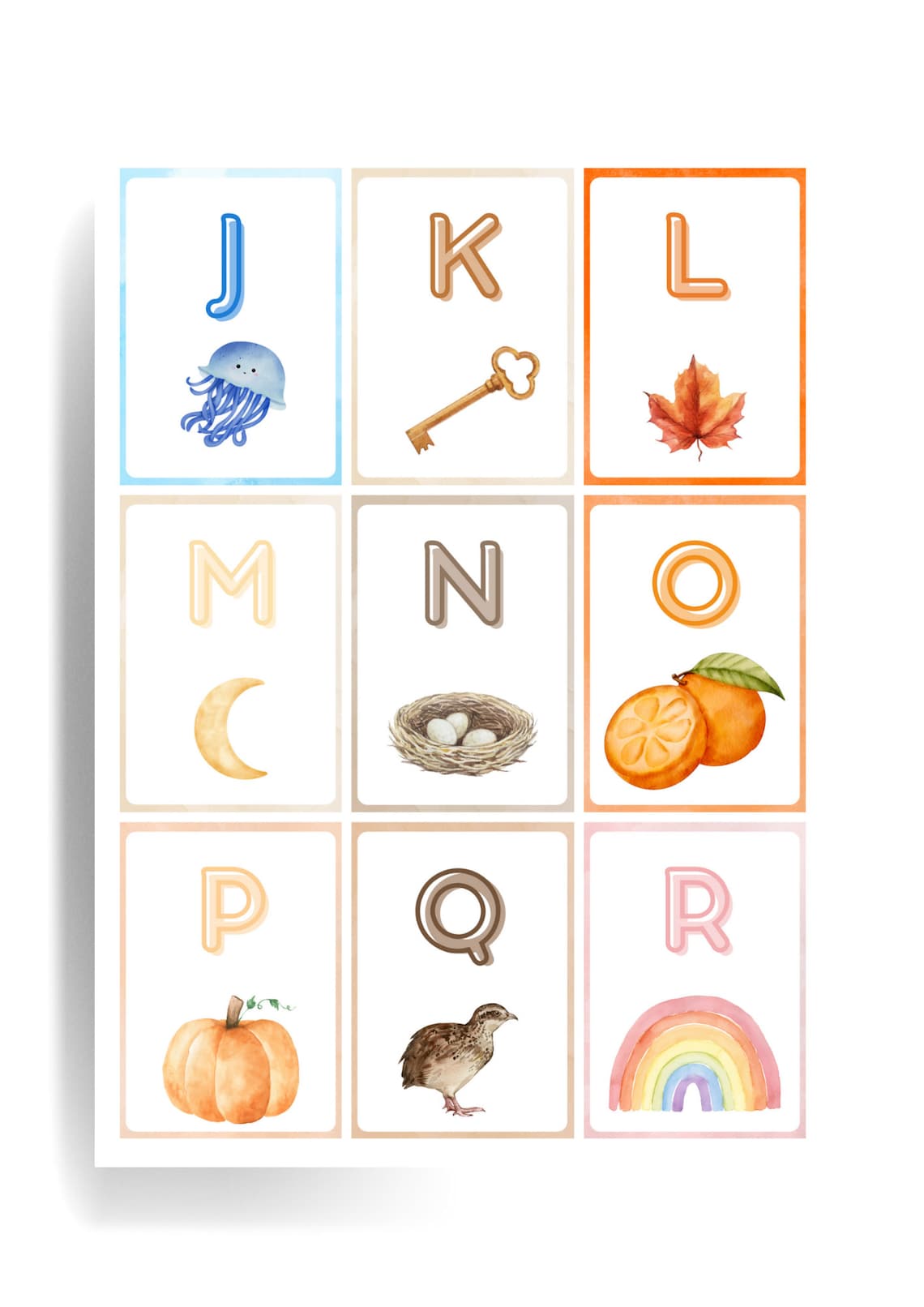 Alphabet Printable Flash Cards Alphabet Cards Printable Printable ...