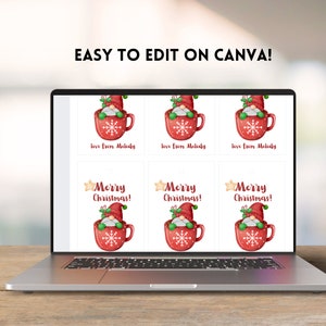 Edit Christmas Gift Tag Editable Gift Tags Printable Gift Tags Editable ...