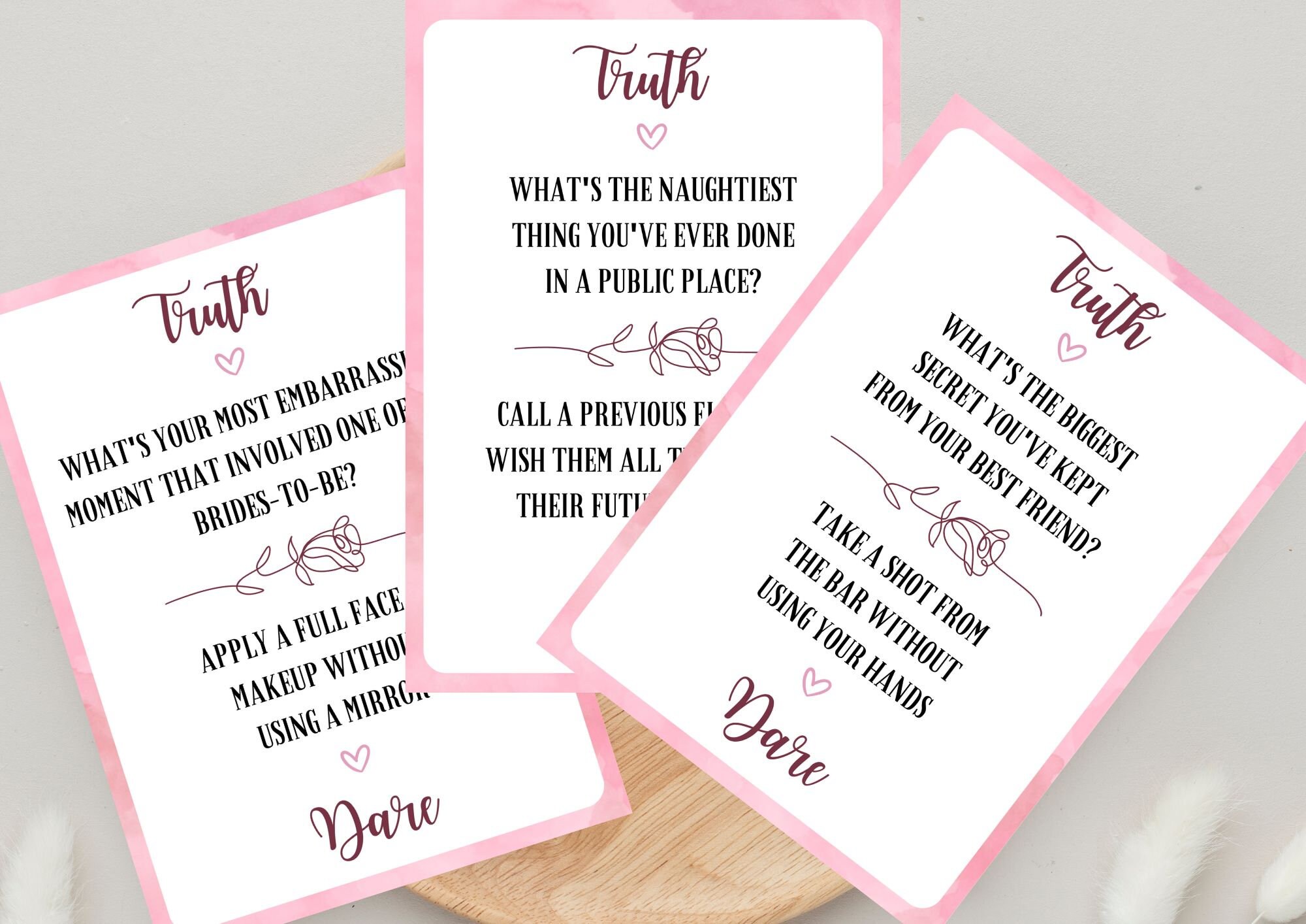 Lesbian Bachelorette Party Game Truth or Dare Lesbian Wedding ...