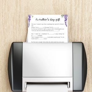 Mother's Day Mad Libs Mothers Day Madlibs Funny Games Mothers Day Games ...