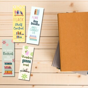 Funny Bookmarks Printable Bookmark Book Lovers Gift Unique Bookmark Fun ...