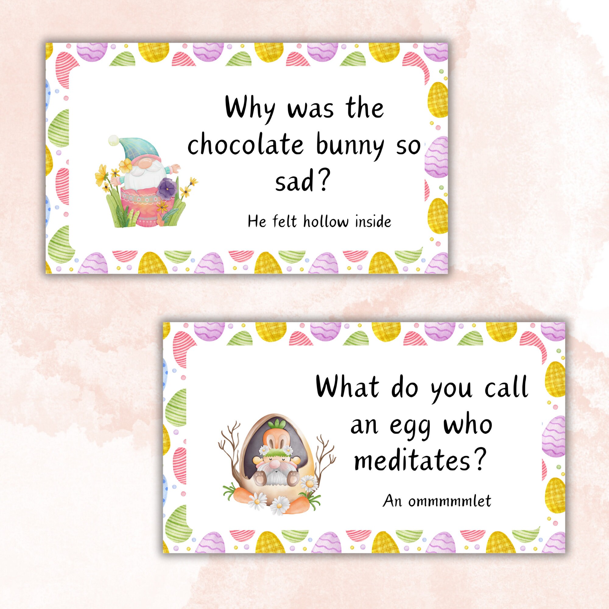Easter Jokes Printable Easter Riddles Kids Lunchbox Notes Easter Notes ...