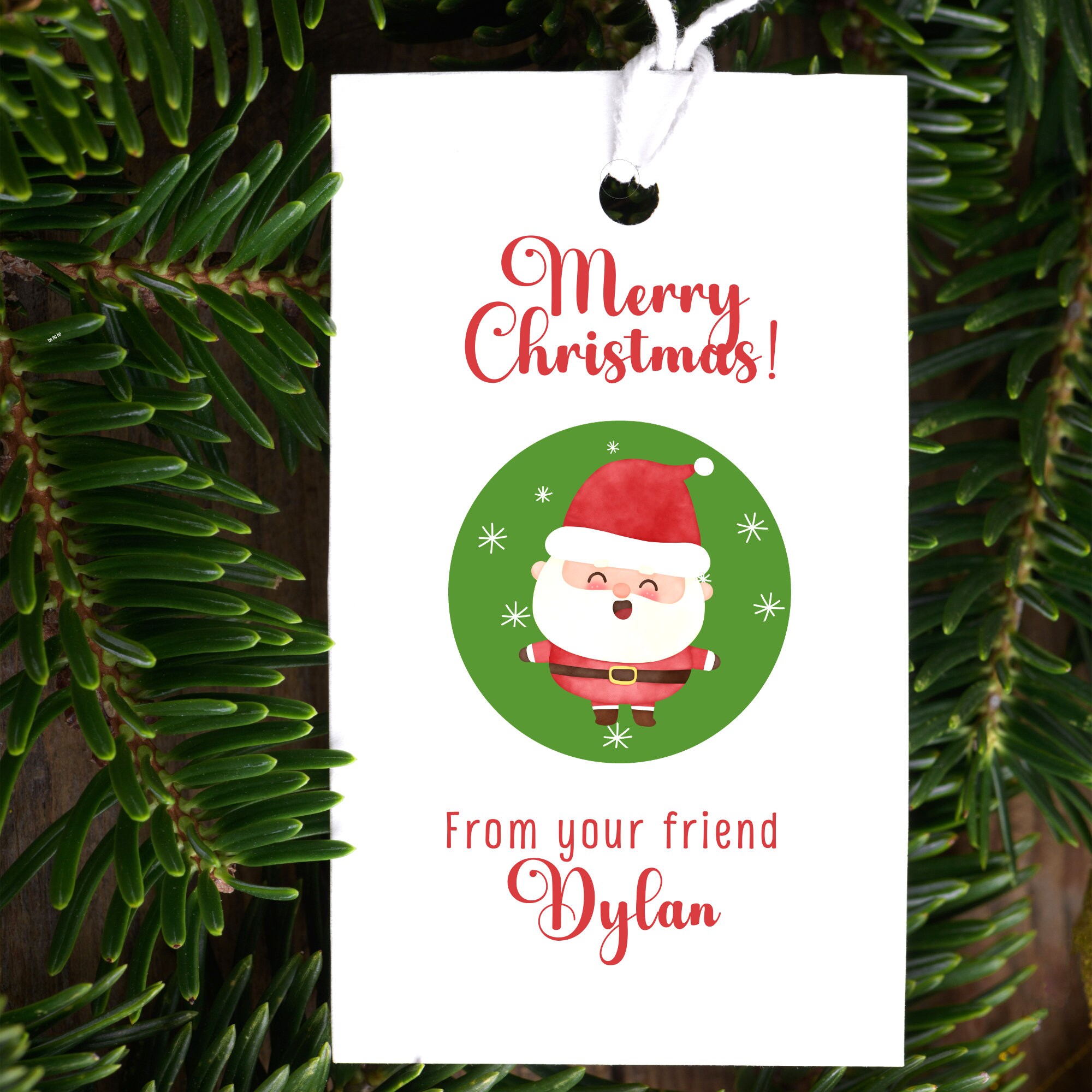 Editable Christmas Gift Tags for Kids Christmas Gift Tags Editable Gift ...